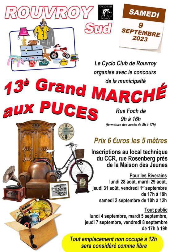 Grand marché aux puces | Ville de Rouvroy